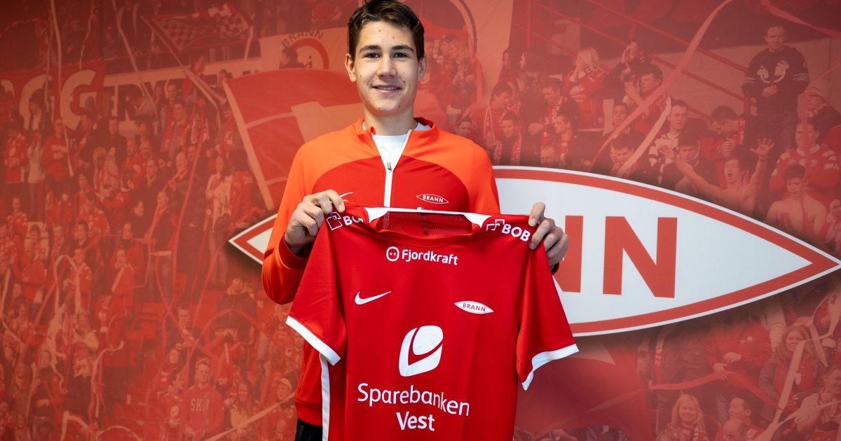 Har skrevet sin første A-lagskontrakt / Brann Har skrevet sin første A-lagskontrakt / Brann